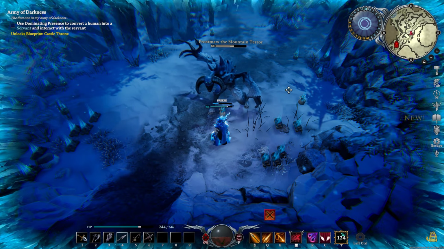 V Rising: Frostmaw the Mountain Terror Location and Boss Fight Guide ...