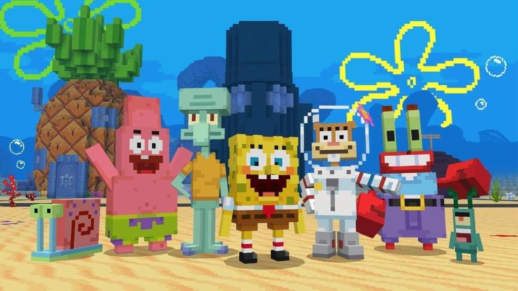 All Characters in Minecraft SpongeBob DLC - Prima Games