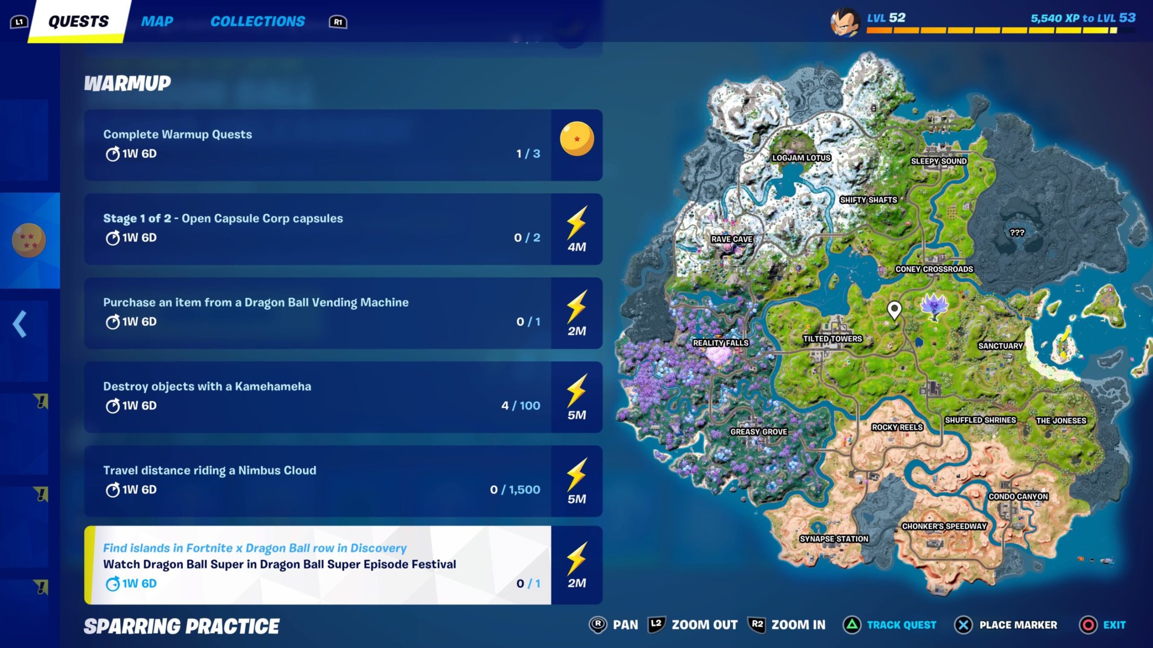 How to Complete Dragon Ball Warmup Quests in Fortnite - Prima Games