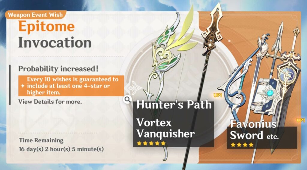 How to Get the Hunter's Path Bow in Genshin Impact - Stats, Upgrade ...