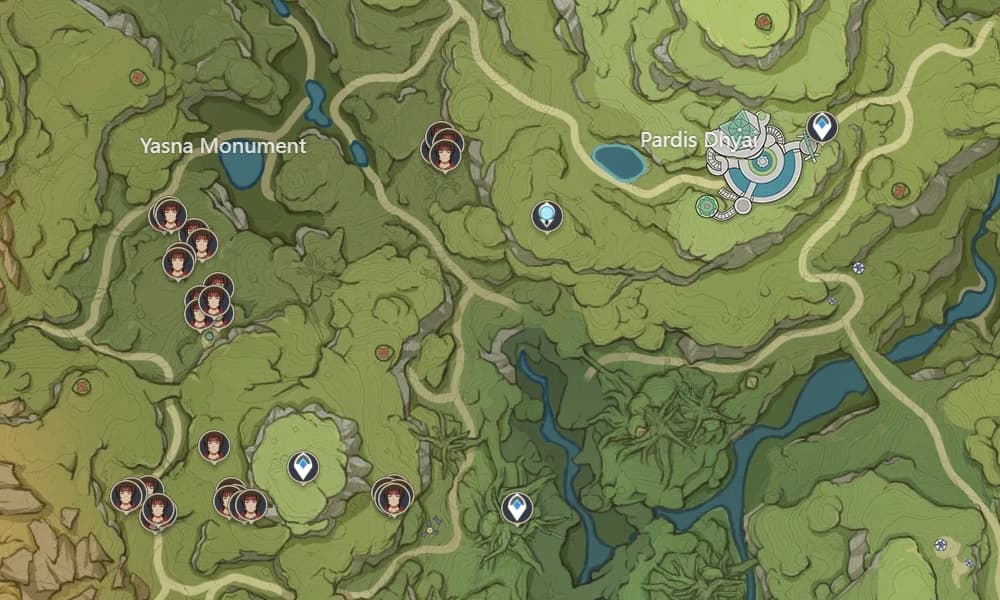 If you’d like to see each location and specific Eremite spawn points ...
