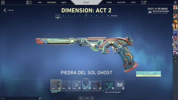 All Valorant Division Act 2 Battle Pass Rewards - Prima Games