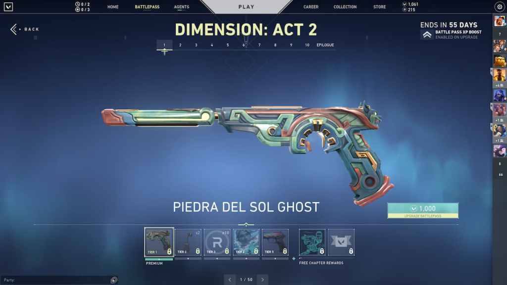 All Valorant Division Act 2 Battle Pass Rewards - Prima Games