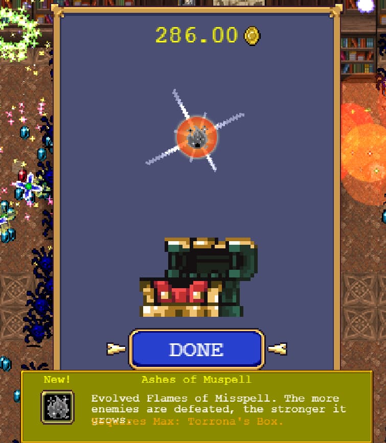 How To Evolve Flames Of Misspell Into Ashes Of Musspell In Vampire Survivors Evolution How To Evolve Flames Of Misspell Into Ashes Of Musspell In Vampire Survivors Evolution