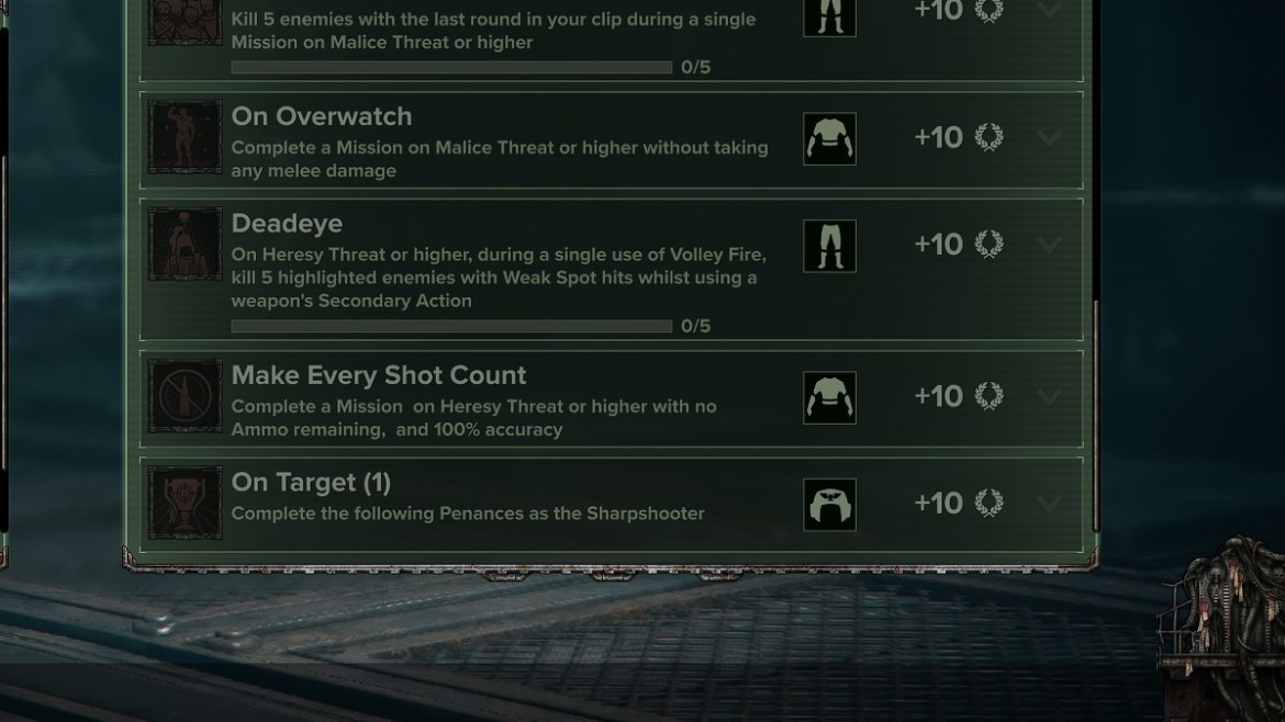How to Complete the Make Every Shot Count Penance in Warhammer 40K ...