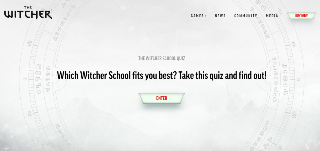 PSA: You Can Now Find Out Which The Witcher School You Would Be In ...