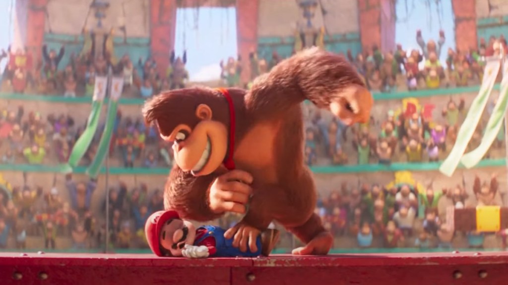 The Best Shots of Mario Getting His Ass Kicked in the Second Super ...