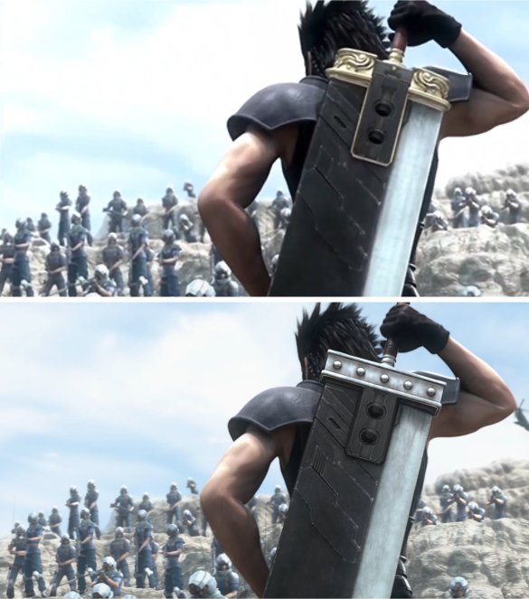 Crisis Core Final Fantasy VII Reunion Post Credits Scene Differences ...