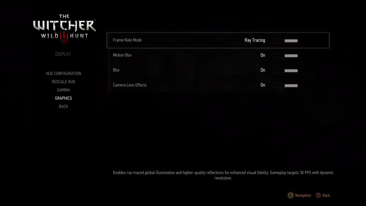 How to Change the Graphics Mode in The Witcher 3: Wild Hunt Next-Gen ...