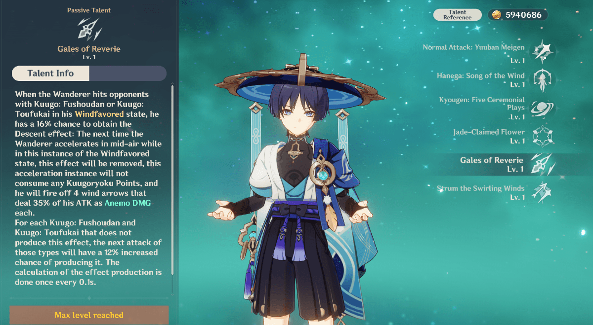 Best Build Theories for the Wanderer in Genshin Impact: Weapons ...