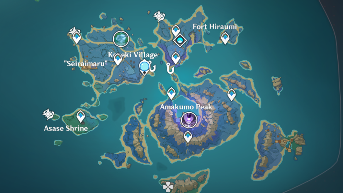 All Inazuma Fishing Spot Locations in Genshin Impact - Prima Games