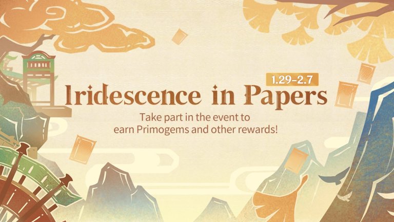 Genshin Impact "Iridescence in Paper" Web Event Guide - Prima Games
