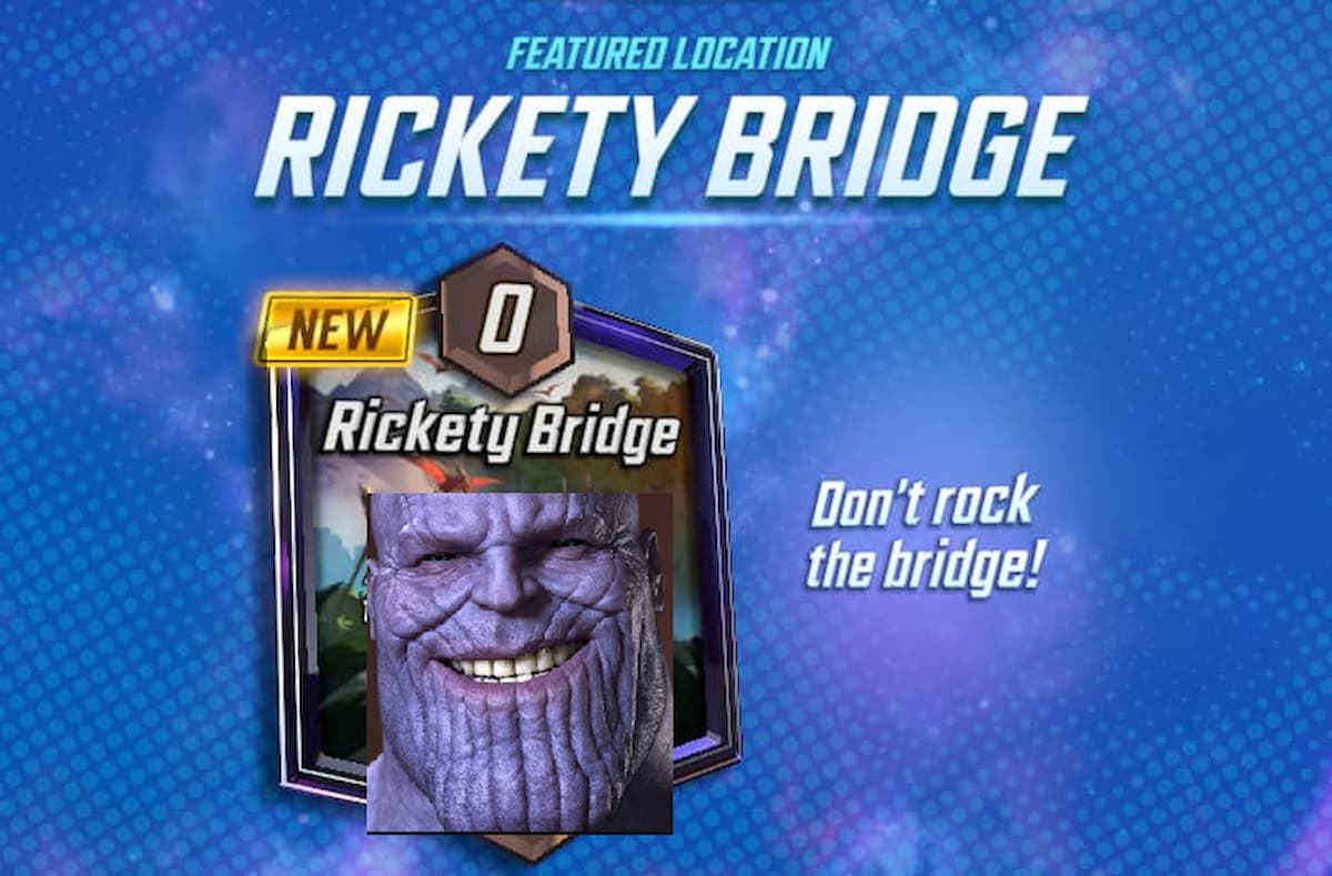 How Does the New Marvel Snap Featured Location Rickety Bridge Work ...