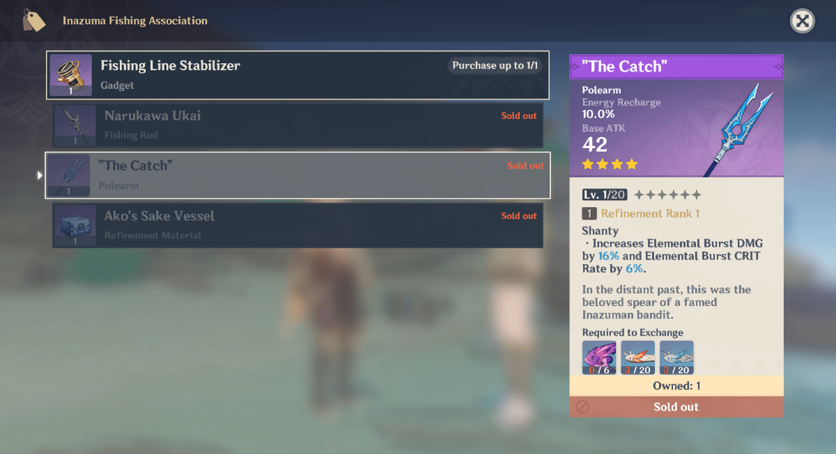 Genshin Impact: The Catch Weapon Ascension Materials, Recommended ...