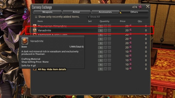 FFXIV: Where to Get Vanadinite - Prima Games