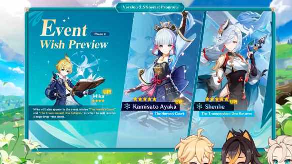 Genshin Impact 3.5 Release Date, Banners, Events, and More - Prima Games