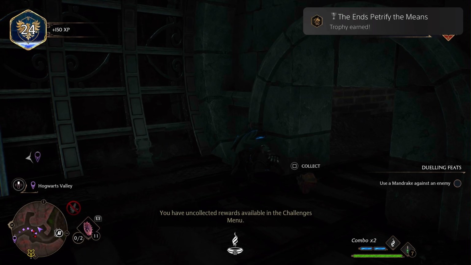 How to Earn The Ends Petrify the Means Trophy/Achievement in Hogwarts ...