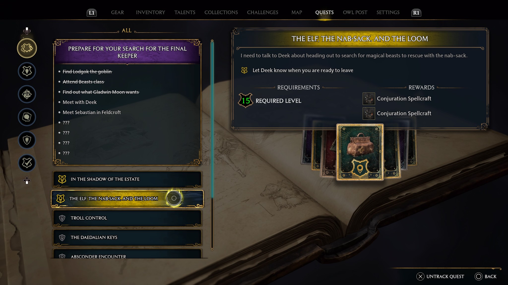 How to Get the Nab-Sack in Hogwarts Legacy - Prima Games