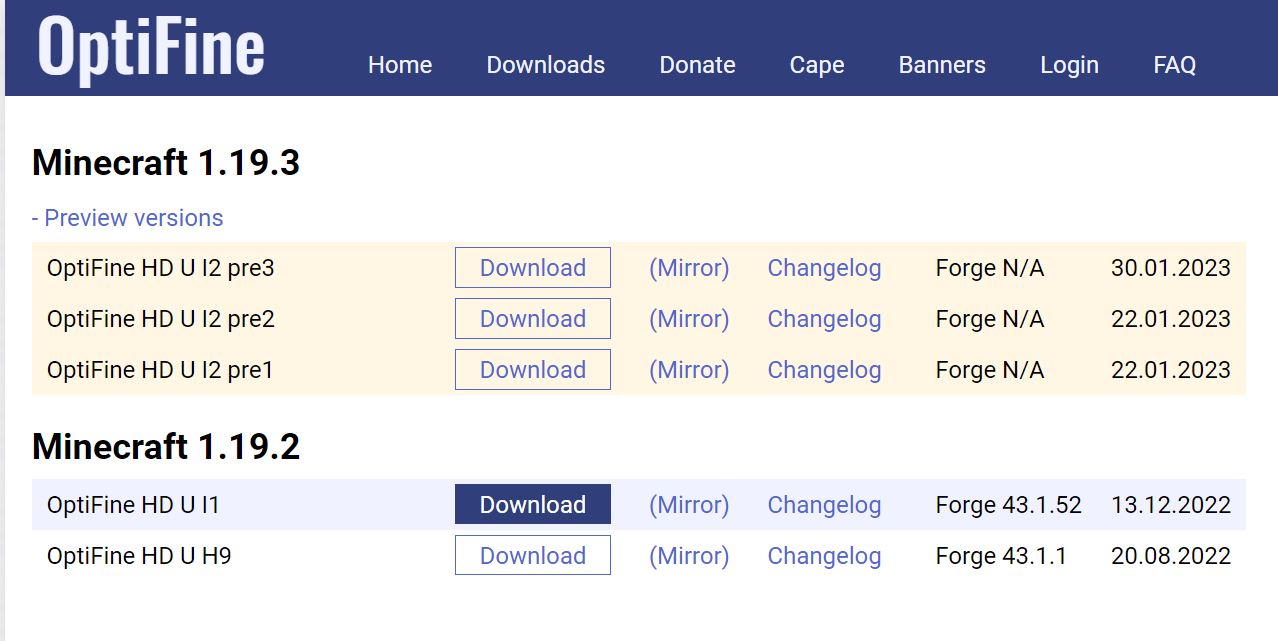 How to Download and Use Optifine for Minecraft 1.19.3 - Prima Games