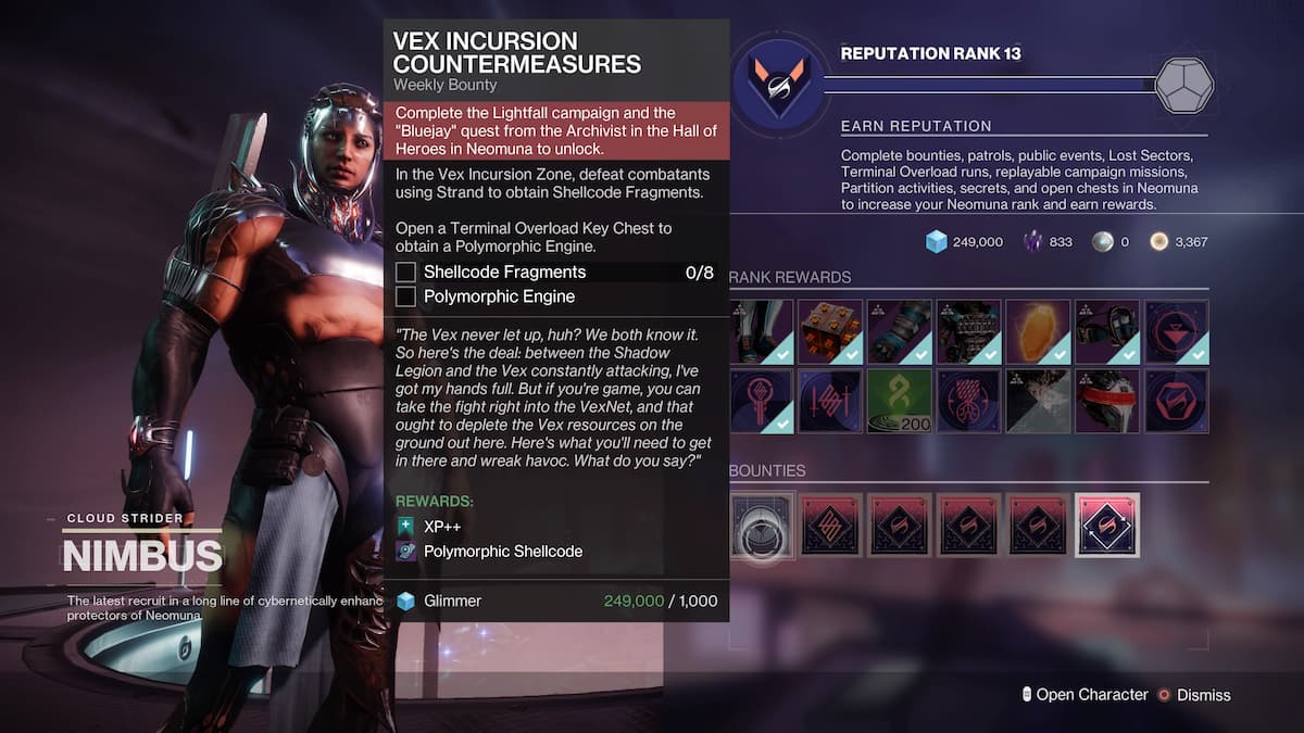 How to Get Polymorphic Shellcode in Destiny 2 Lightfall - Prima Games