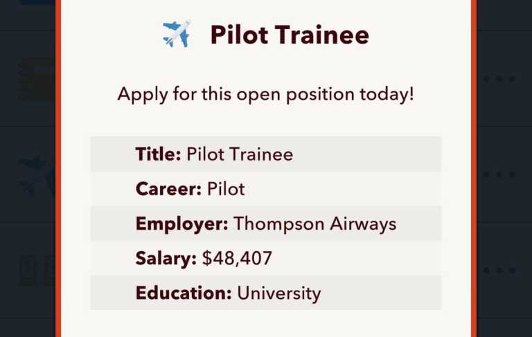 How to Become a Pilot in BitLife - Prima Games