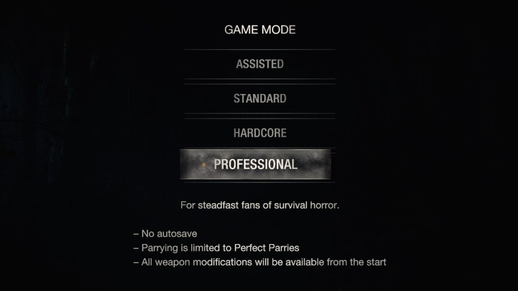 What is Professional Mode in Resident Evil 4 Remake? - Answered - Prima Games