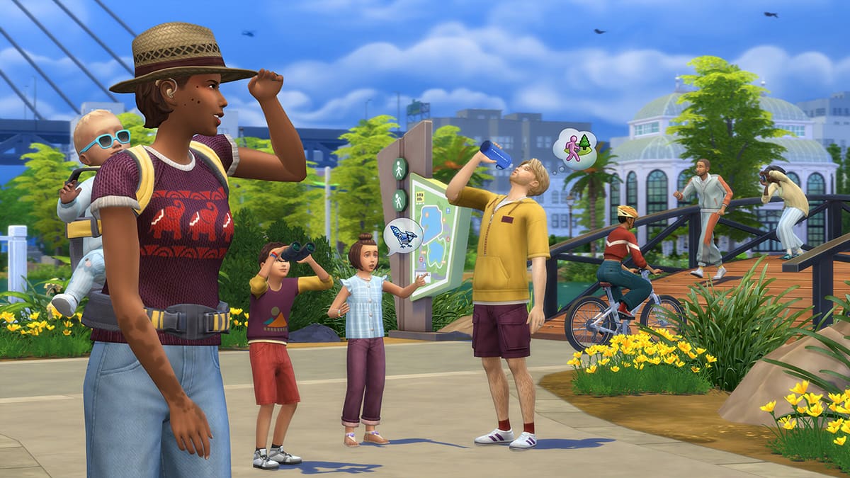 How to Stomp Playfully on a Splash Pad in The Sims 4: Growing Together ...