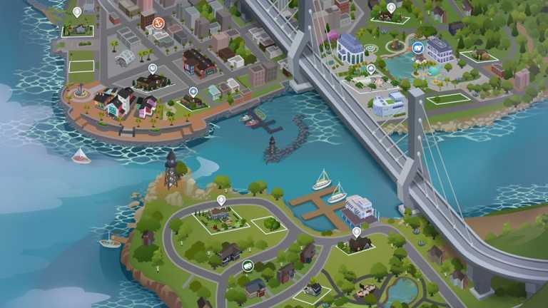 The Sims 4 Growing Together: San Sequoia World Map Explained - Prima Games