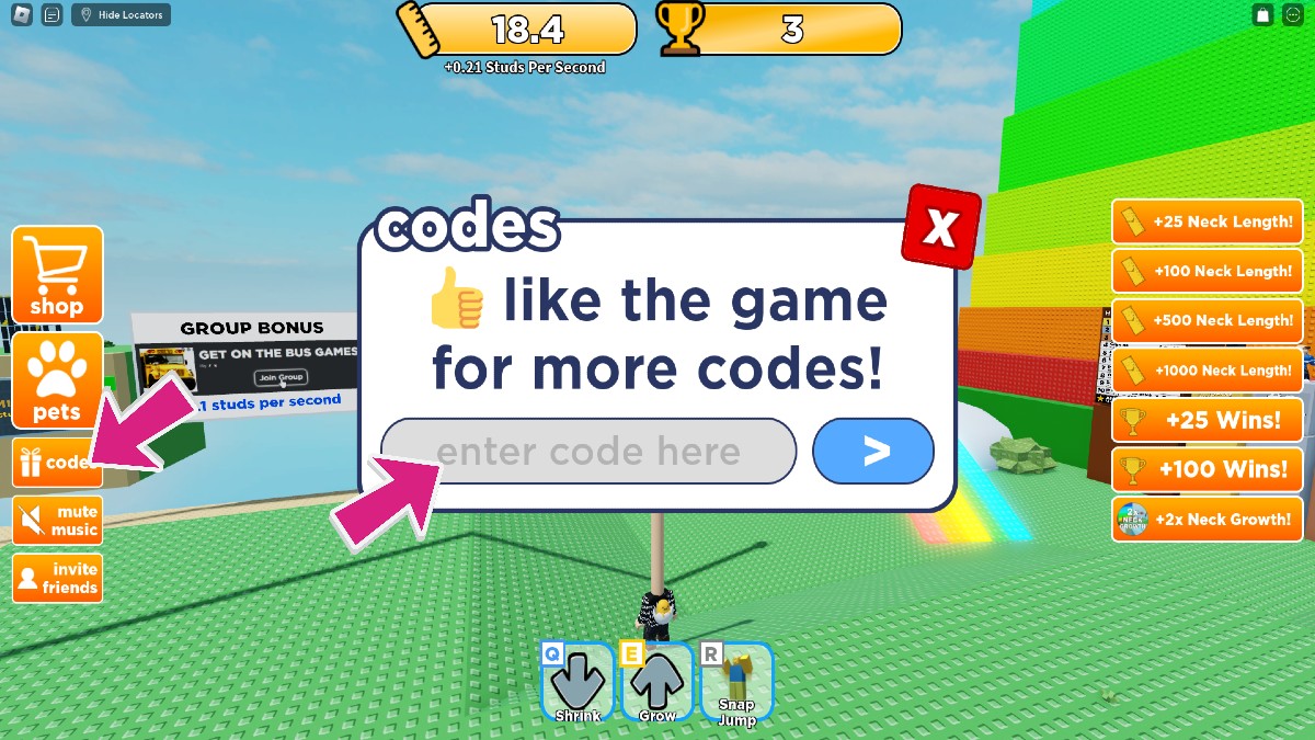 Roblox Every Second Your Neck Grows Codes (June 2023) - Prima Games