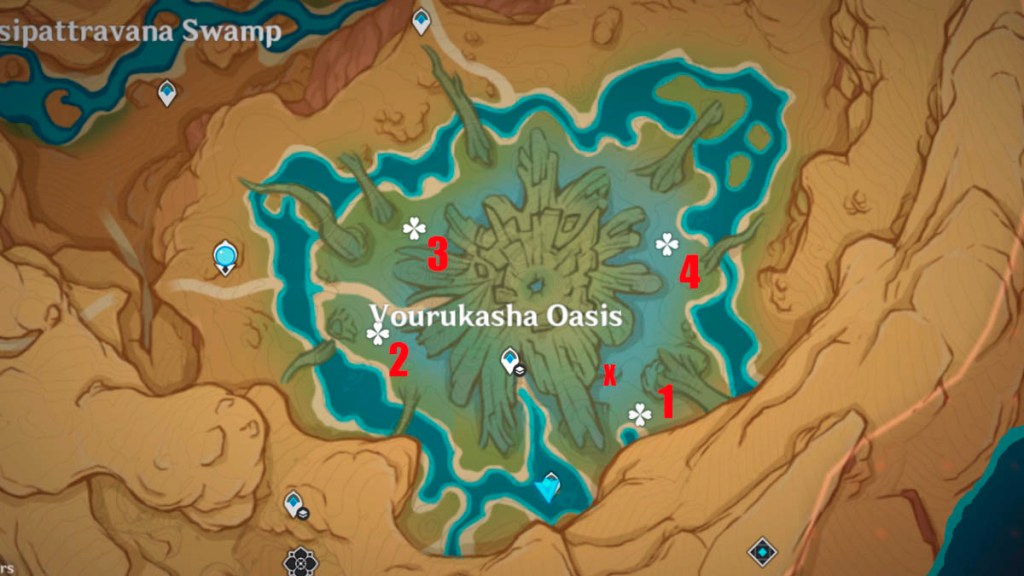 All Sunyata Flowers Locations in Genshin Impact - Prima Games