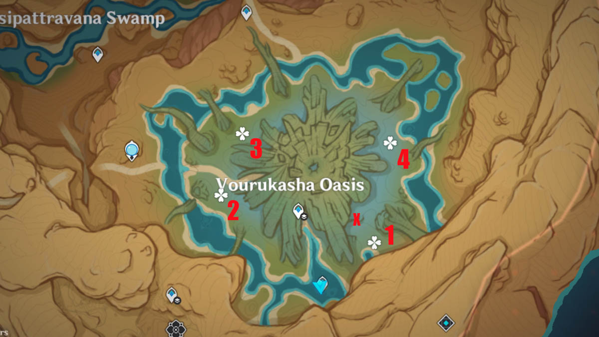 All Sunyata Flowers Locations in Genshin Impact - Prima Games