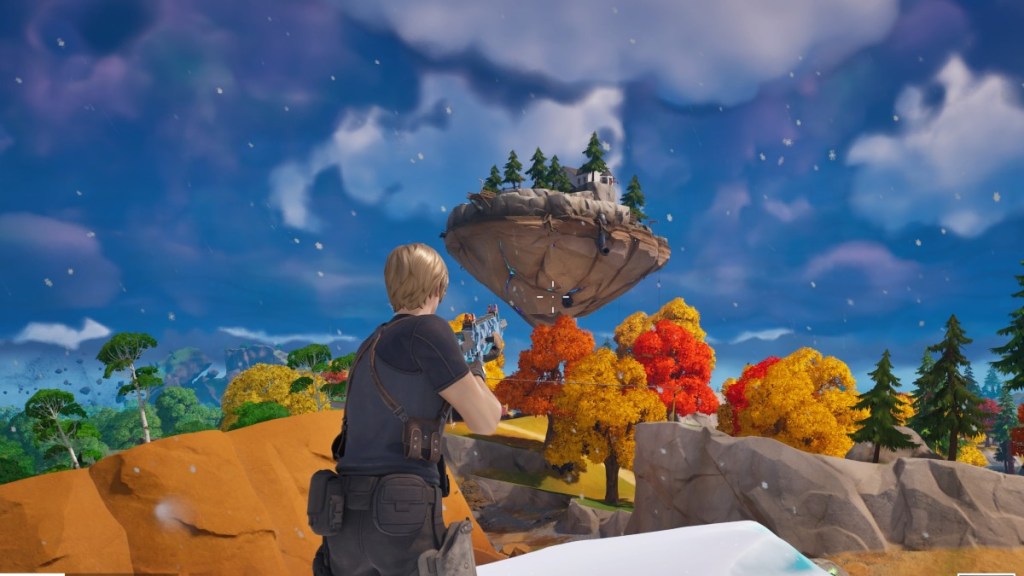 How to Claim the Capture Point on the Floating Loot Island in Fortnite ...