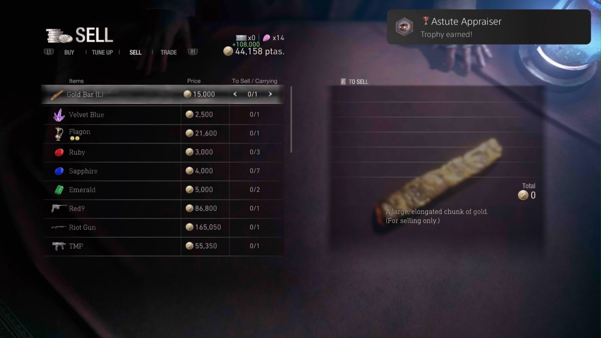 How to Earn Astute Appraiser Trophy/Achievement in Resident Evil 4 ...