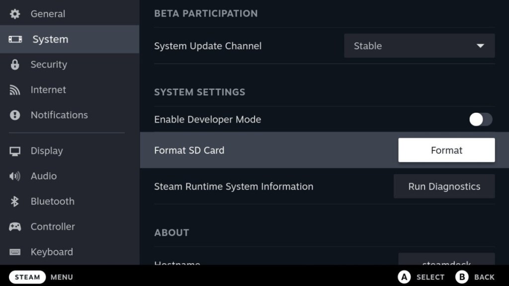 How To Format An SD Card On Steam Deck - Prima Games