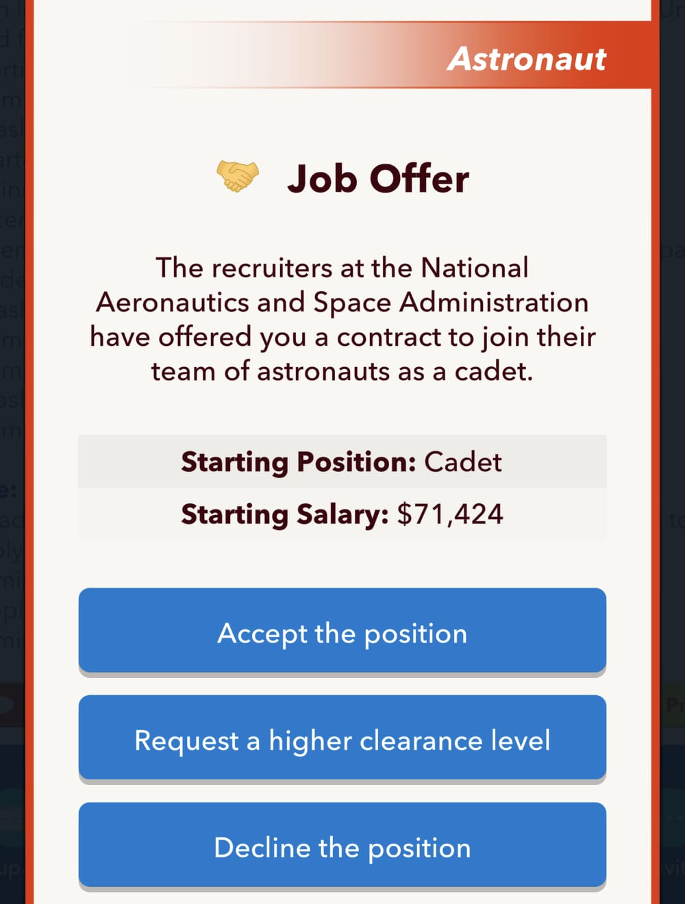 How to Become an Astronaut in BitLife - Prima Games