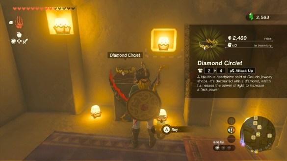 Tears Of The Kingdom - Where To Get Diamond, Ruby & Sapphire Circlet in ...