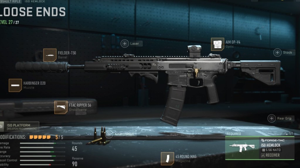 Best ISO Hemlock Loadout in Warzone 2 Ranked Play - Prima Games