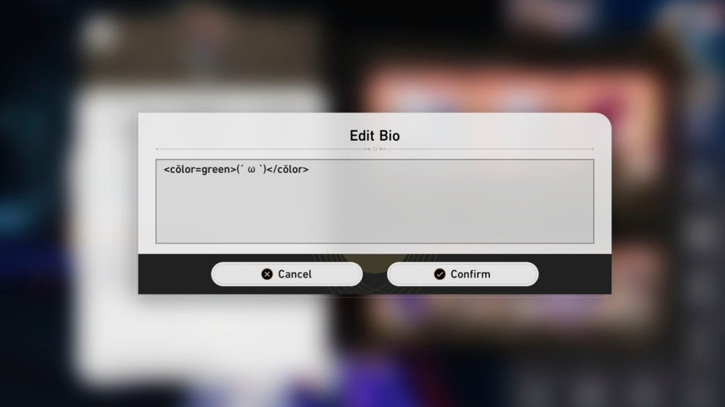 How to Change Your Profile Bio Color in Honkai: Star Rail - Prima Games
