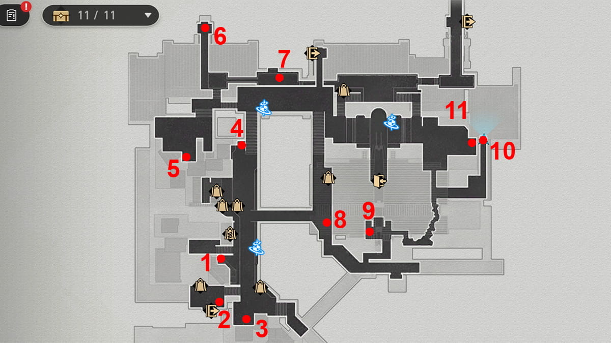 All Central Starskiff Haven Treasure Chest Locations in Honkai: Star ...