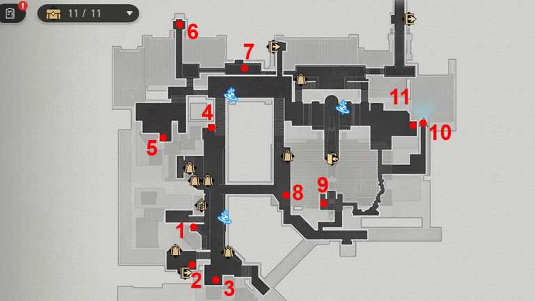 All Central Starskiff Haven Treasure Chest Locations in Honkai: Star ...