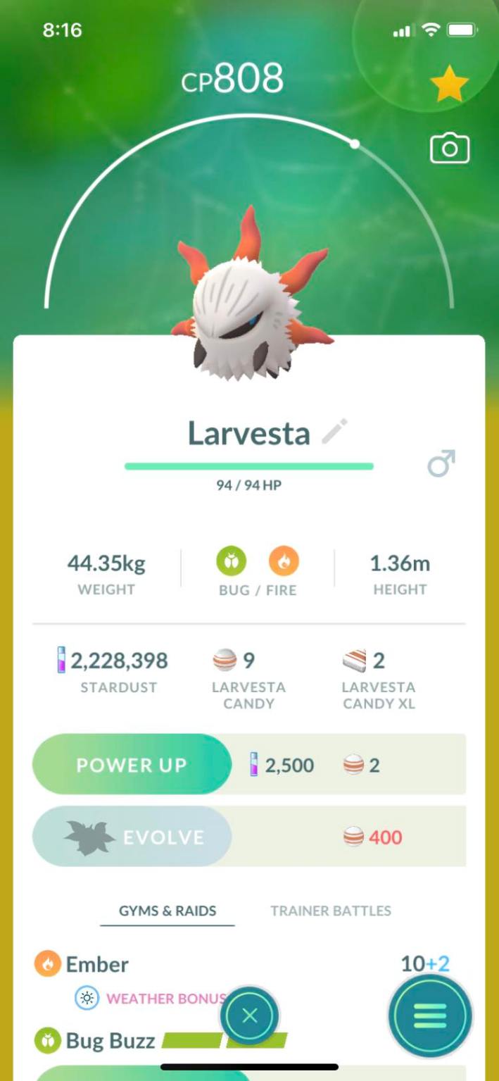 Here are the methods you can use to obtain Larvesta Candy: