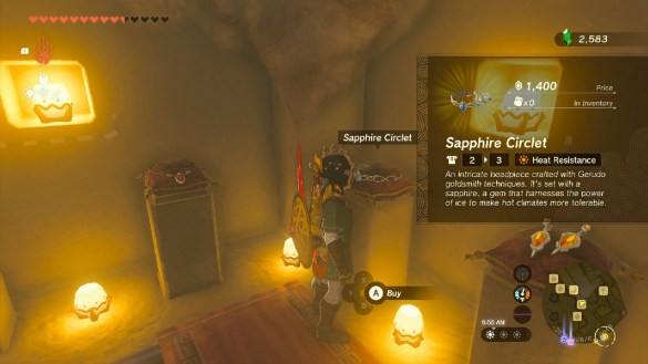 Tears Of The Kingdom - Where To Get Diamond, Ruby & Sapphire Circlet in ...