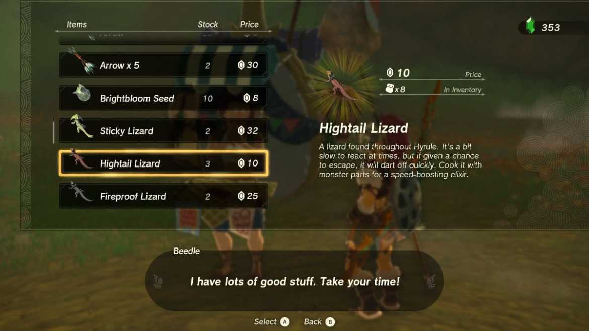 Tears of the Kingdom: How to Get Hightail Lizard in TotK - Prima Games