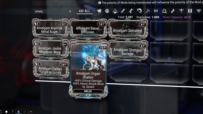 How to Get the Amalgam Organ Shatter Mod in Warframe - Prima Games