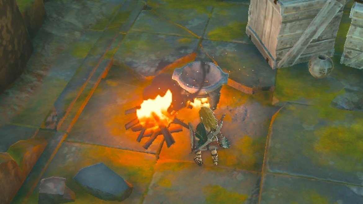 How to Make a Campfire on Great Sky Island in Tears of the Kingdom ...