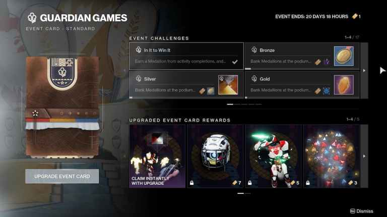 Destiny 2 Guardian Games Event Card Rewards, Listed - Prima Games