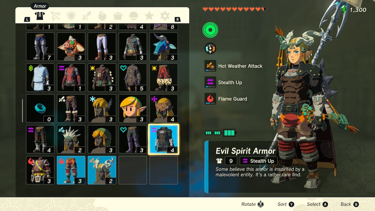 Tears of the Kingdom - How to Get the Evil Spirit Armor Set in TOTK ...