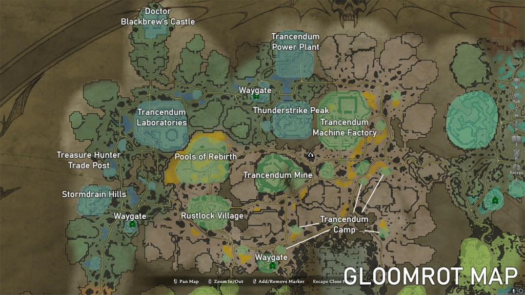 V Rising: Secrets of Gloomrot – Full Map of Gloomrot North and South - Prima Games