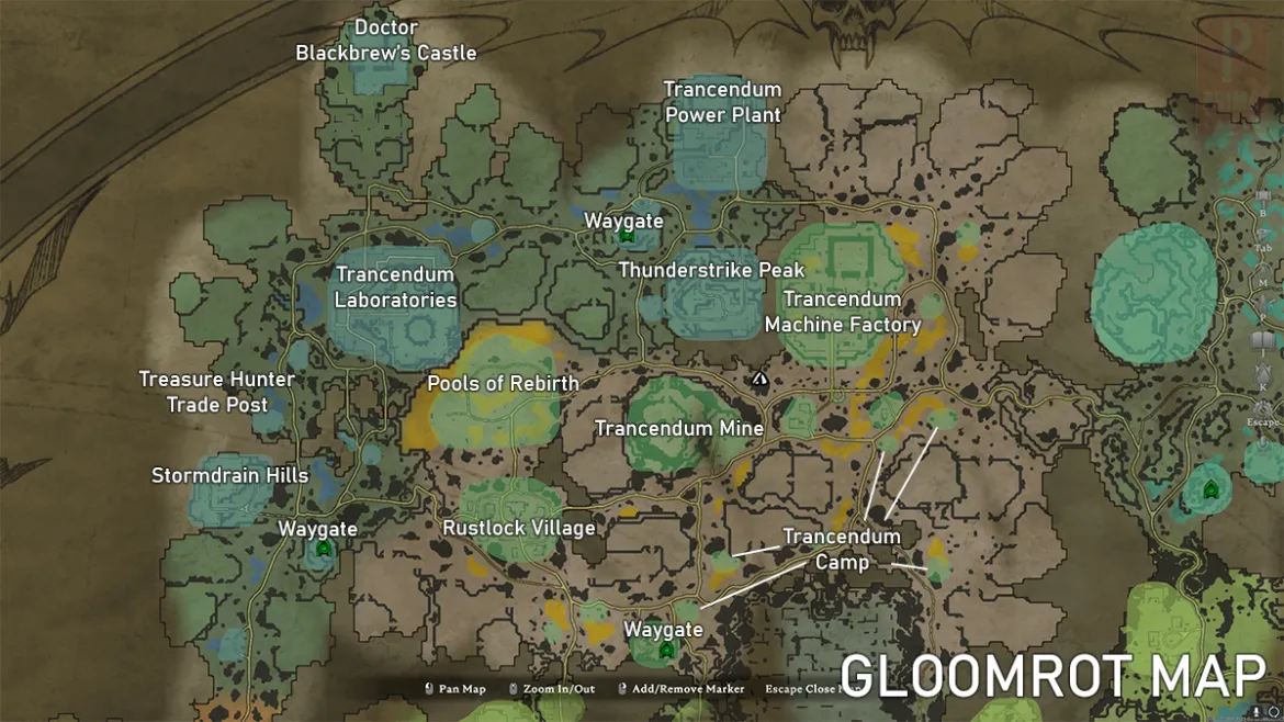 V Rising: Secrets of Gloomrot – Full Map of Gloomrot North and South ...