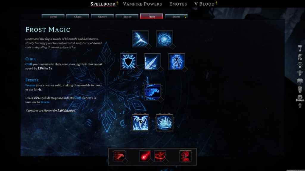 Spell Name Spell Effect